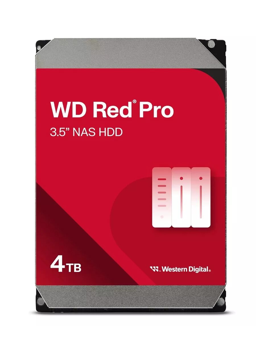 Жесткий диск WD SATA-III 4TB WD4005FFBX NAS Red Pro