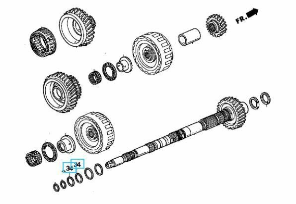 Уплотнительное кольцо 33х1.9; Артикул Honda: 91316PR9003 (Оригинал)