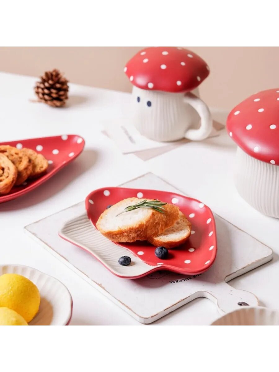 Посуда с Мухоморами