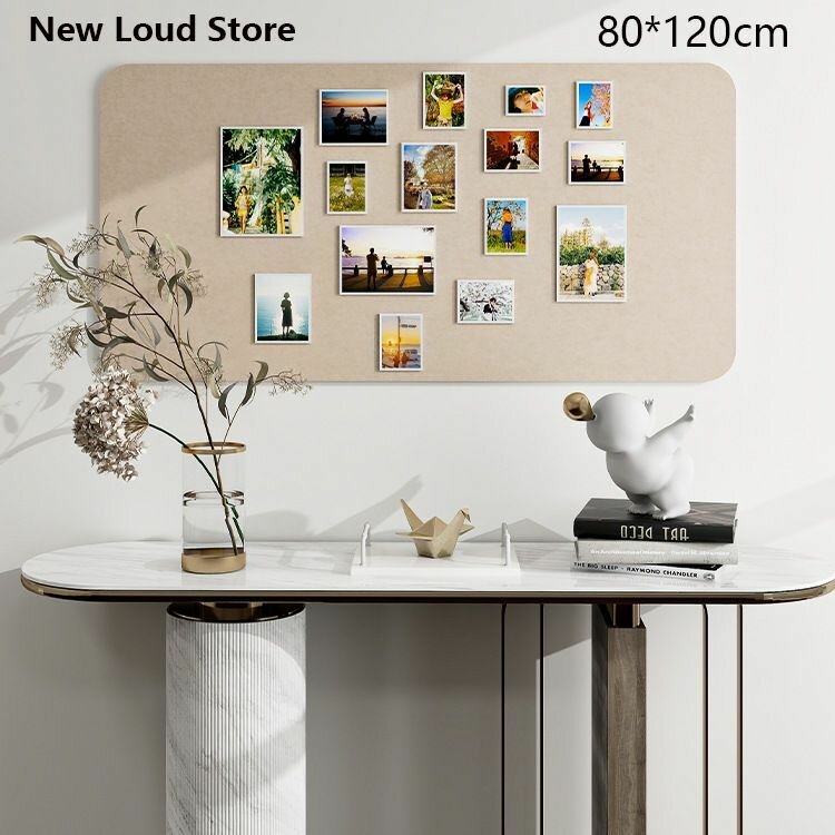 Доска пробковая, Войлок С булавкой/наклейкой 80*120 cm