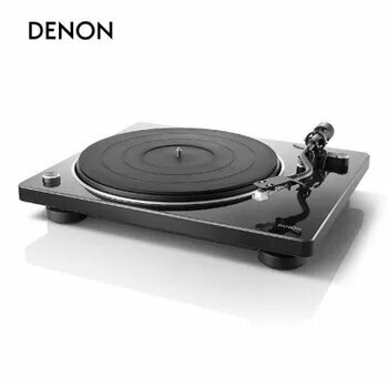 Высококачественный виниловый проигрыватель Hi-Fi DENON DP-400 с регулируемым давлением иглы / нескользящей регулировкой