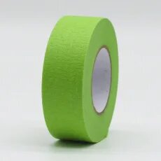Цветной малярный скотч бумажный Зеленый, 20m 2cm, Light green