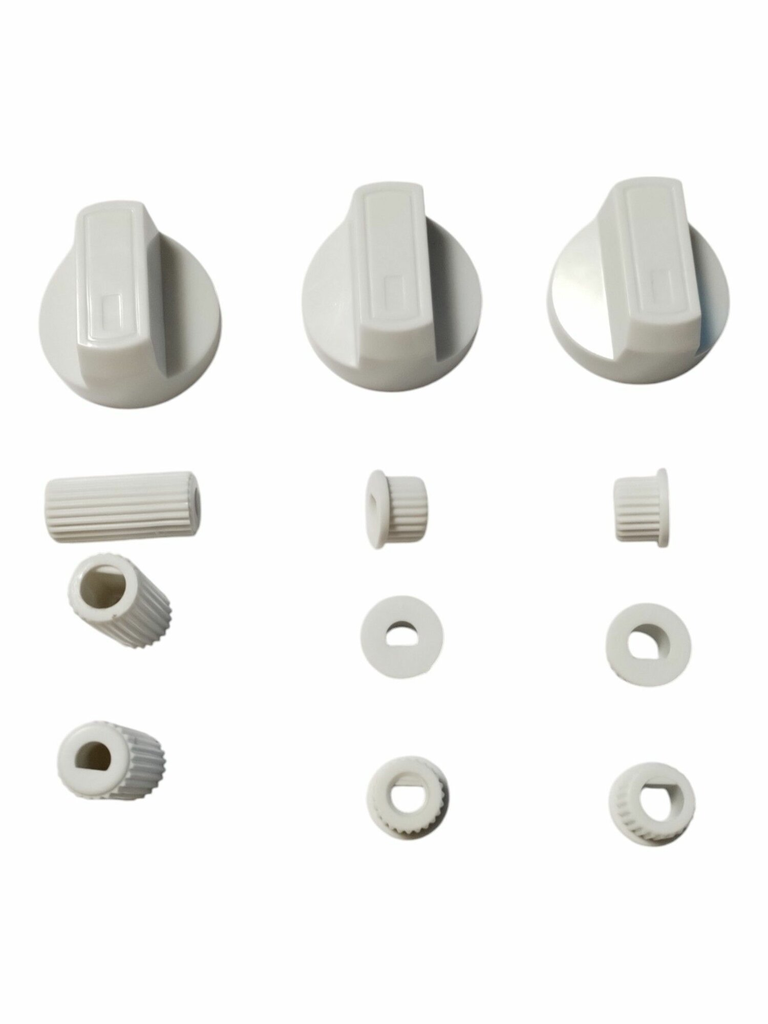 Ручки универсальные (3 шт) для плиты белые