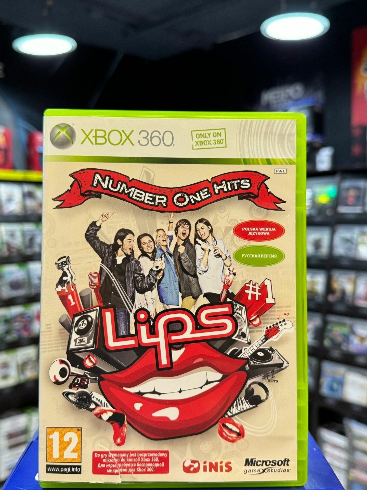 Игра Lips: Number One Hits (Xbox 360) (Box)