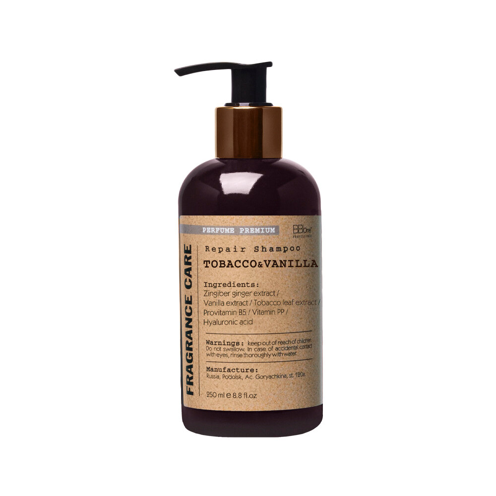 BB One Fragrance Care Парф. шампунь tobacco&vanilla 250 мл