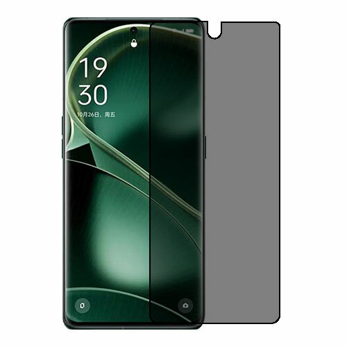 Скрин Мобайл защитный экран для Oppo Find X6 Pro из нано стекло 9H приватное