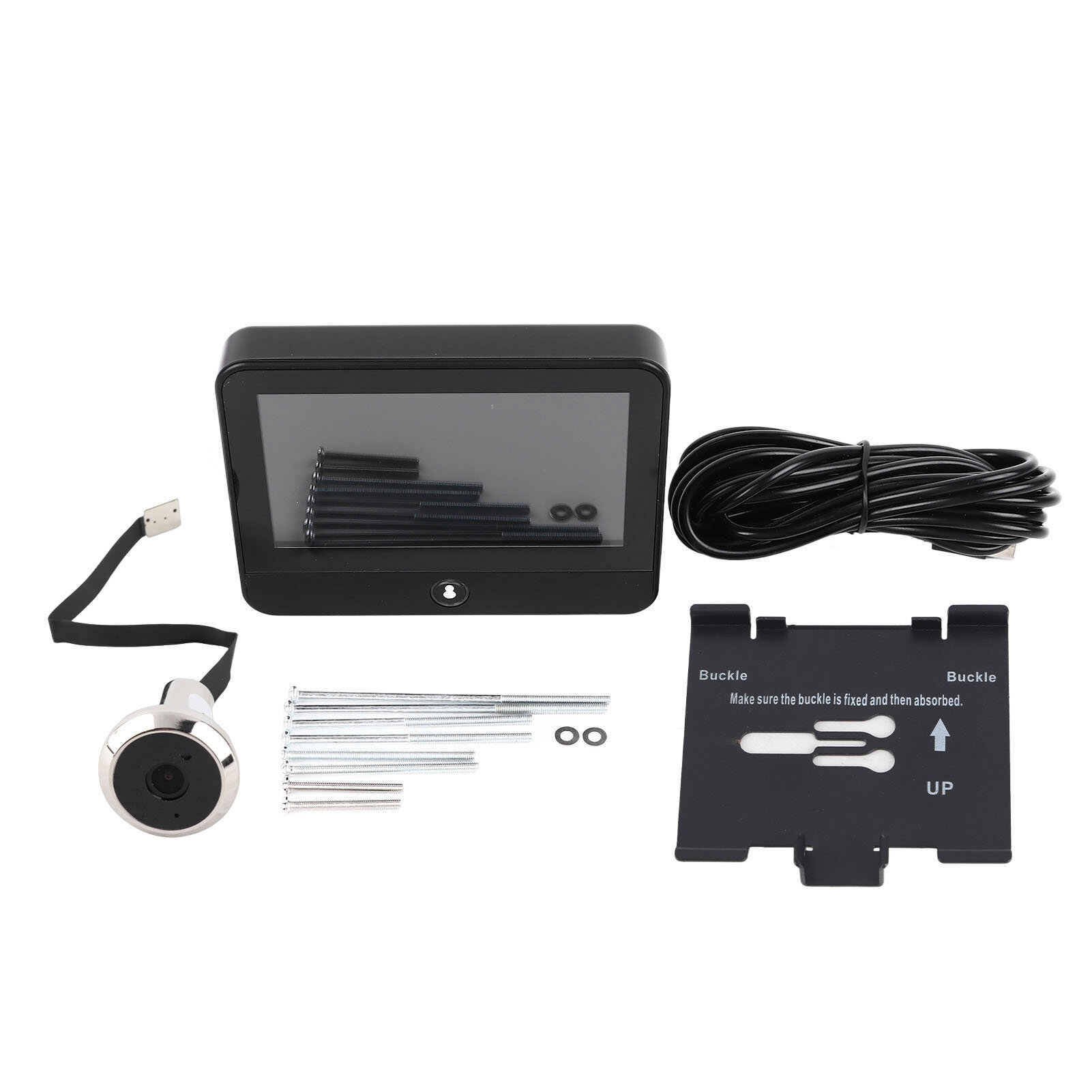 Цифровой дверной видеодомофон TUYA 1080P с широким углом обзора, удобный для использования дома и в офисе.