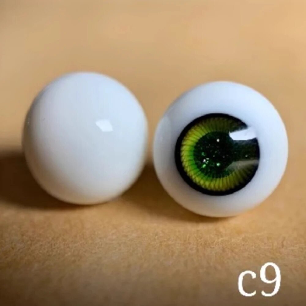 Кукольные глаза BJD 10 мм, Белый/C9
