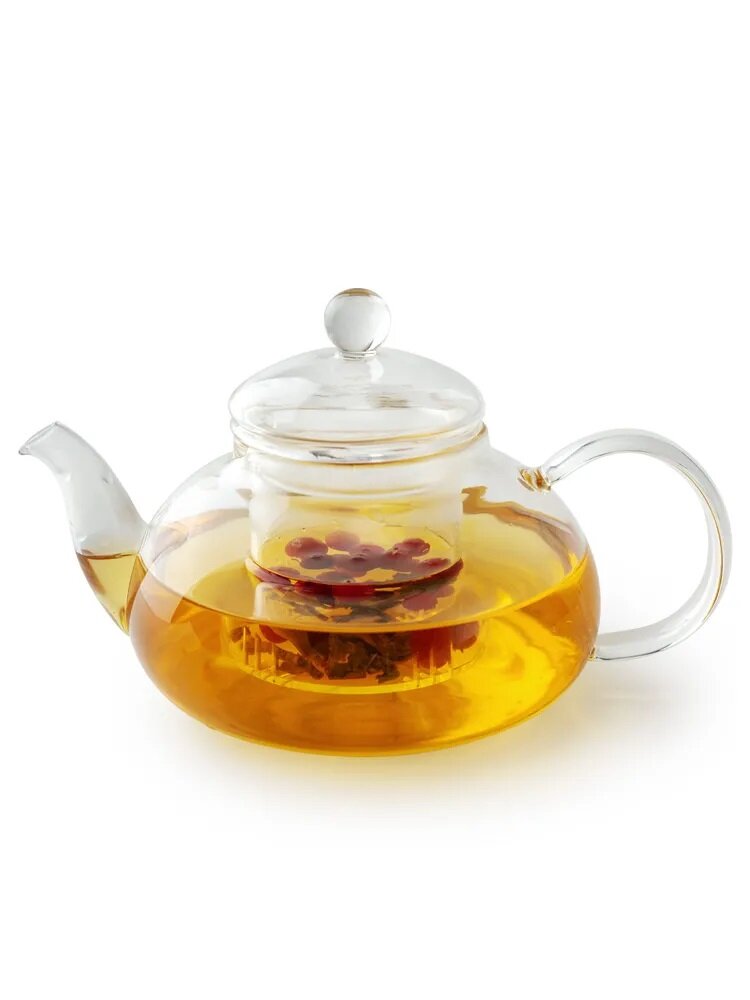 Чайник с заварочной колбой - Классика (6707), 600мл, стекло.