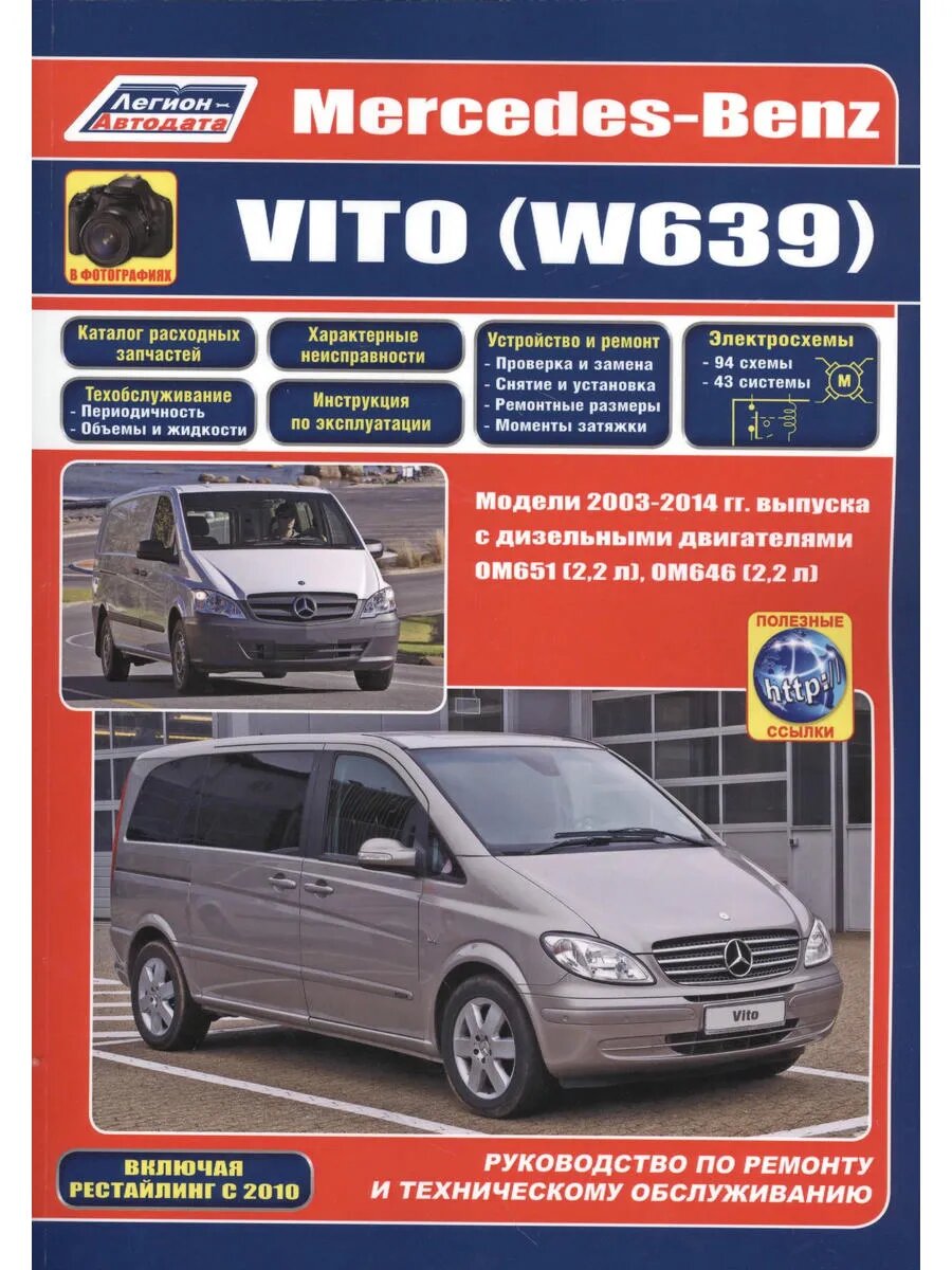 Mercedes-Benz Vito (W639) в фотографиях. Модели 2003-2014 гг