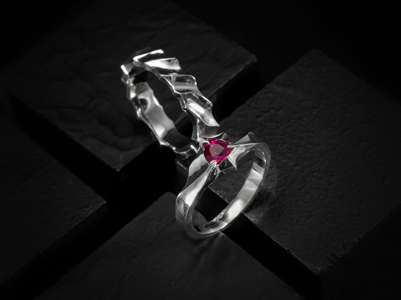 Кольцо обручальное, серебро, 925 проба