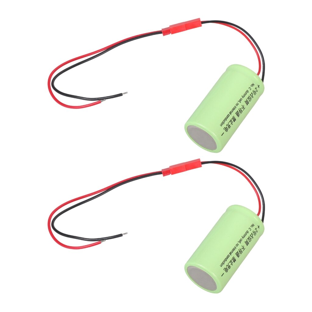 Plated Steel LR14 C Size 0V Battery Adapter With JST Connectors For External Power Supply