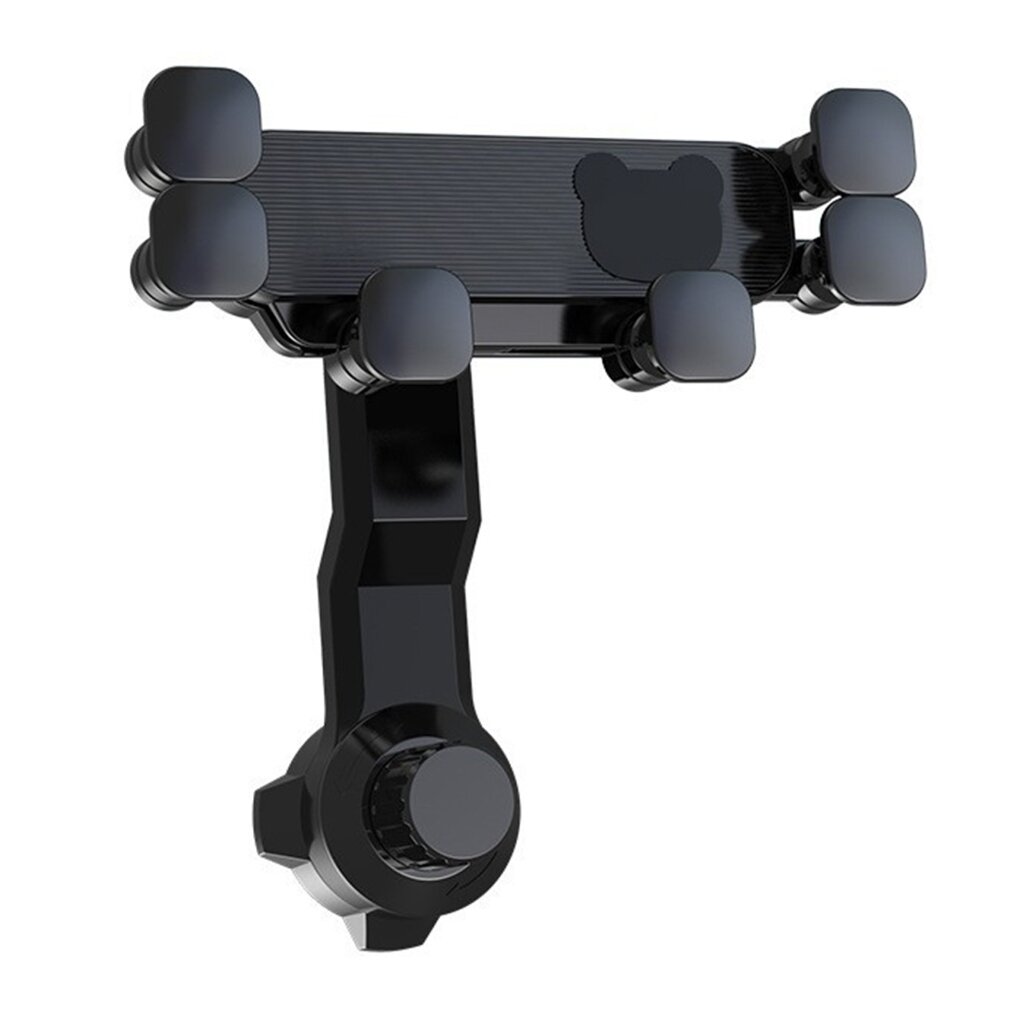 Многофункциональный кронштейн для автомобильного воздуховода гравитационный навигационный кронштейн для мобильного телефона с 6-точечным длинным крючком-черный