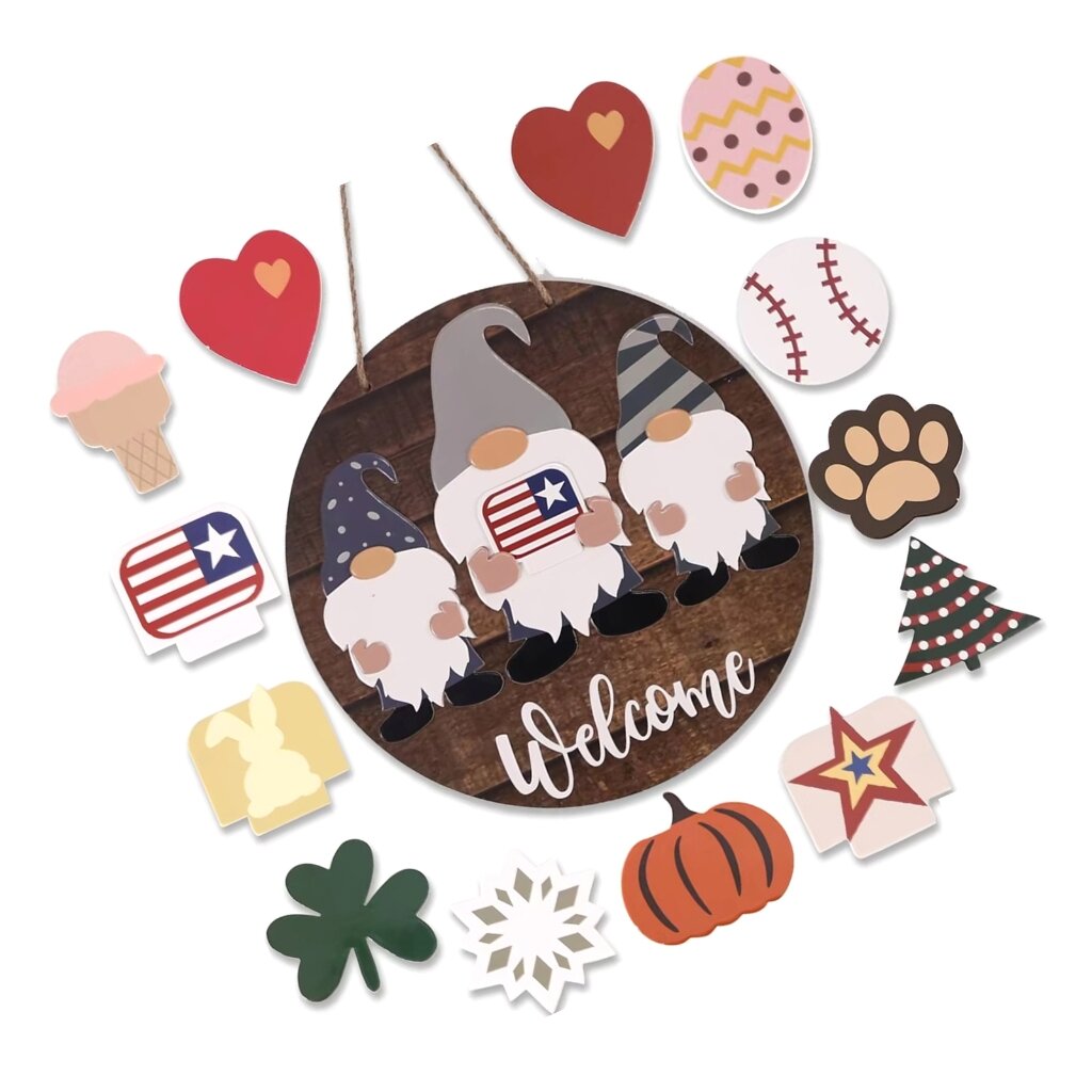 Деревянный Рождественский Приветственный Знак, Настенный Подвесной Орнамент Для Каминных Полок Входной Двери