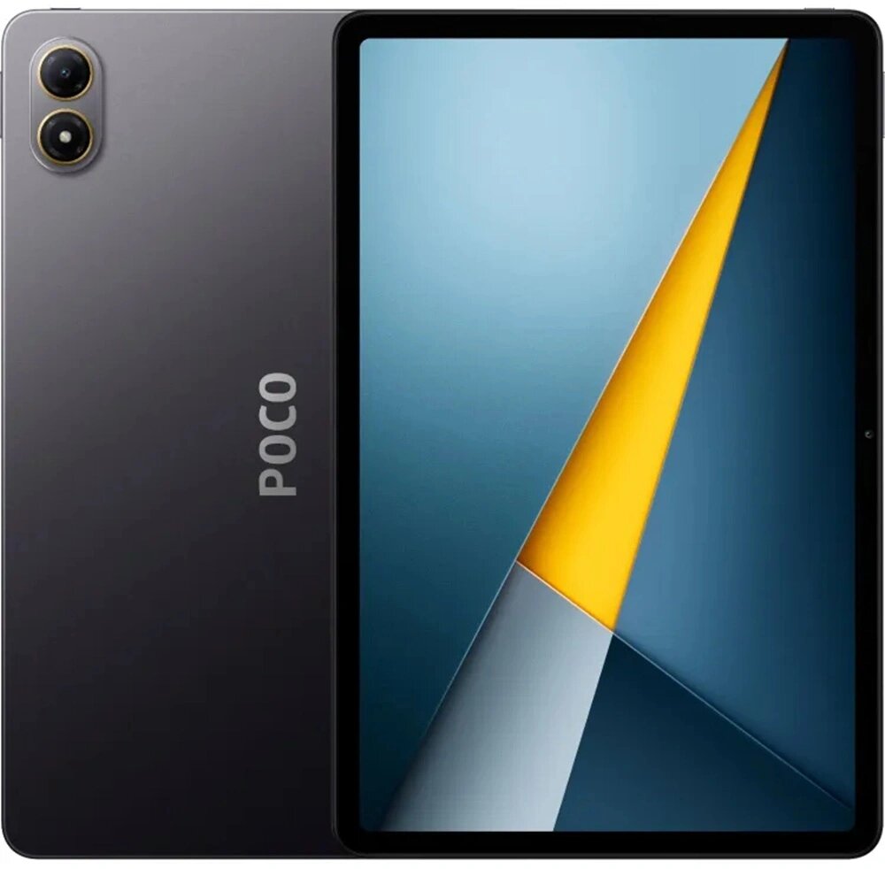 Планшет Xiaomi Poco Pad M1 7s Gen 4 (2.7) 8C RAM8Gb ROM256Gb 12.1" IPS 2560x1600 Android 15 серый 8Mpix 8Mpix BT WiFi