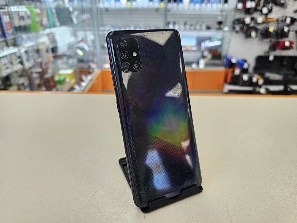 Смартфон Samsung Galaxy A51 4/64 ГБ RU, Dual nano SIM, черный