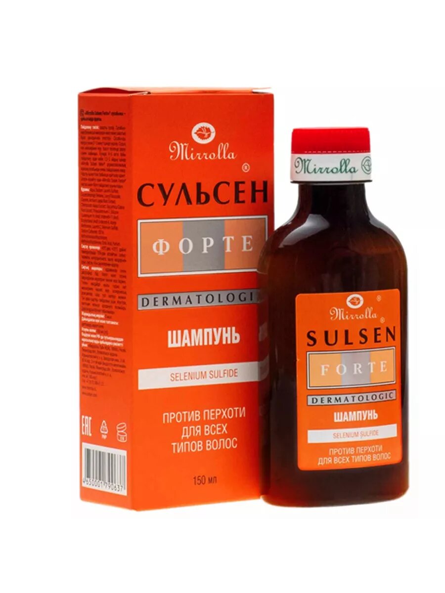 Mirrolla sulsen форте шампунь против перхоти 150 мл