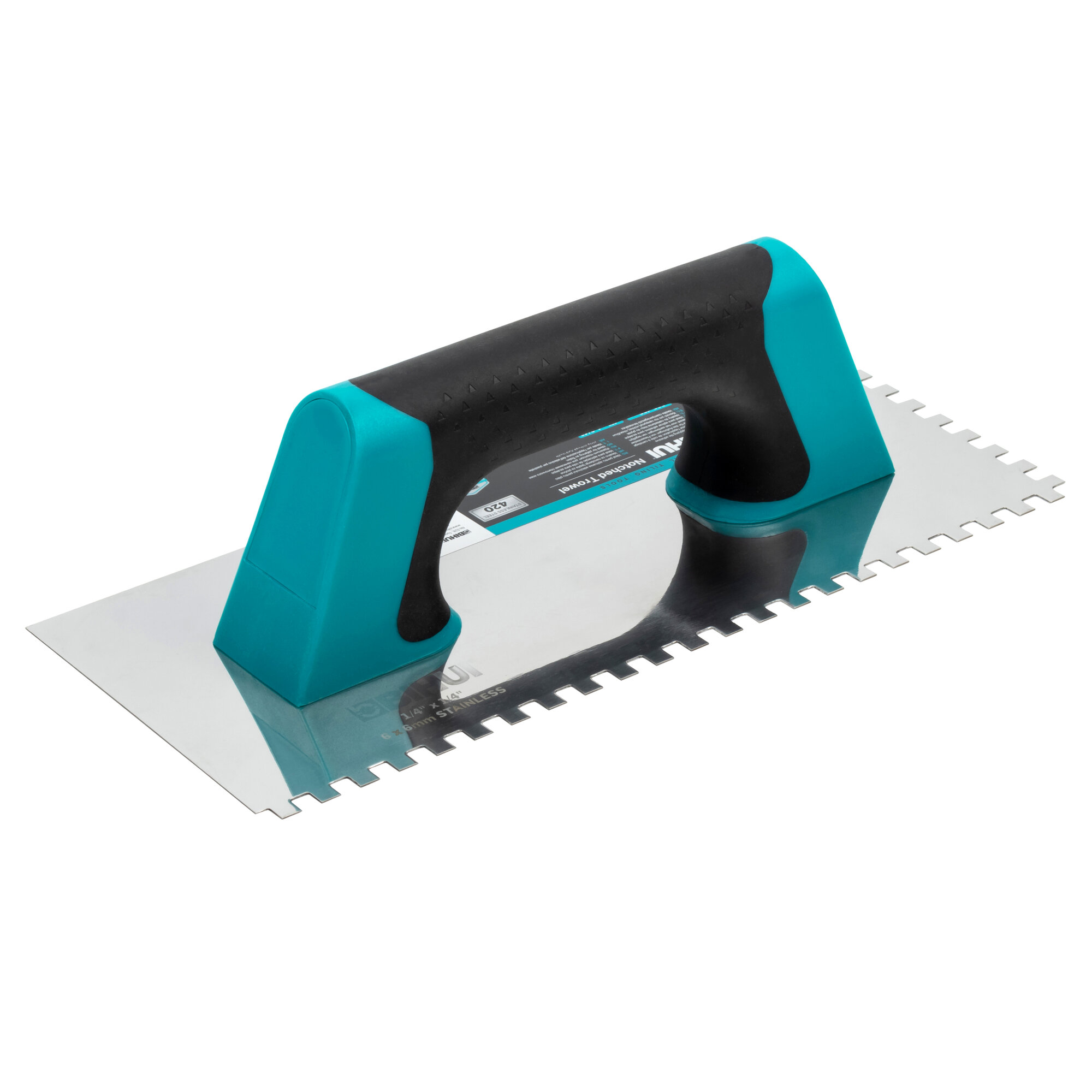 Гребенка BIHUI из нержавеющей стали, 280*120мм, зуб 6мм, закрытая рукоять, арт. PTSD06