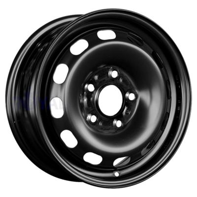 Штампованный колесный диск Magnetto 15000 AM 6x15/5x108 ET52,5 D63,3 Black Ford Focus II