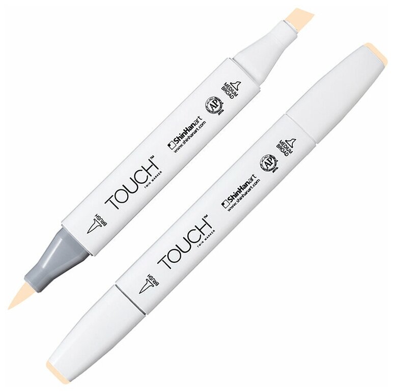 Маркер TOUCH BRUSH двухсторонний на спиртовой основе 026 персиковый пастельный