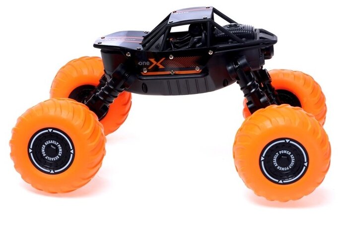 Внедорожник Le Neng Toys Акробат F5, 32 см, черный/оранжевый — фото 1