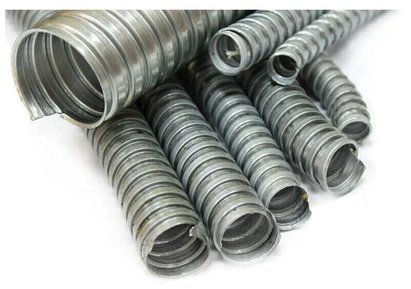 Металлорукав Р3-ЦХ 15 гофроматик горячеоцинкованная сталь {zeta42423} (упак 50 м)