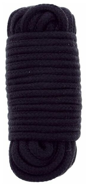 Черная веревка для связывания Love Rope - 10 м. Производитель - Dream Toys.