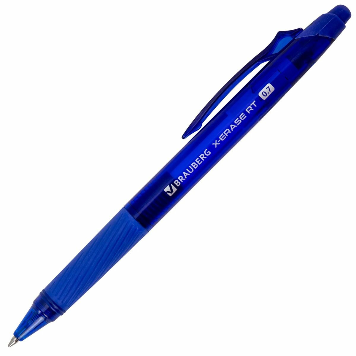 Ручка гелевая стираемая автоматическая Brauberg X-Erase RT (0.5мм, синяя) (144423), 12шт.
