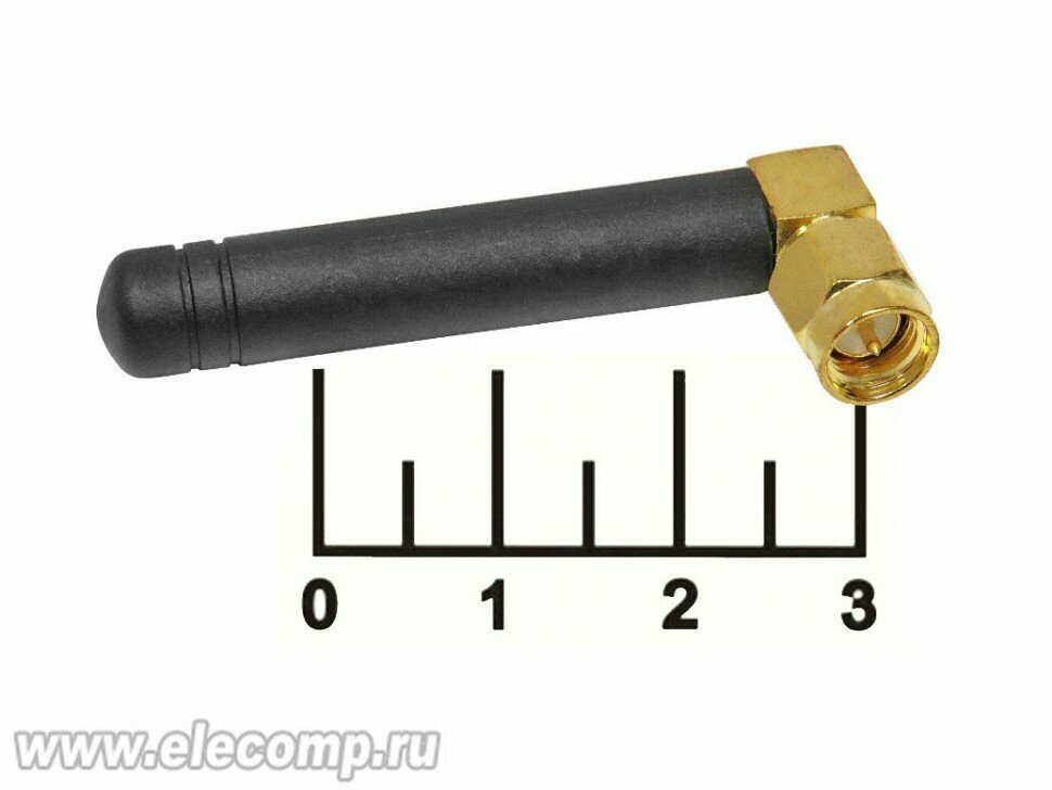 Антенна Wi-Fi для роутера SMA-M 5см Rant 2400-01 R/A