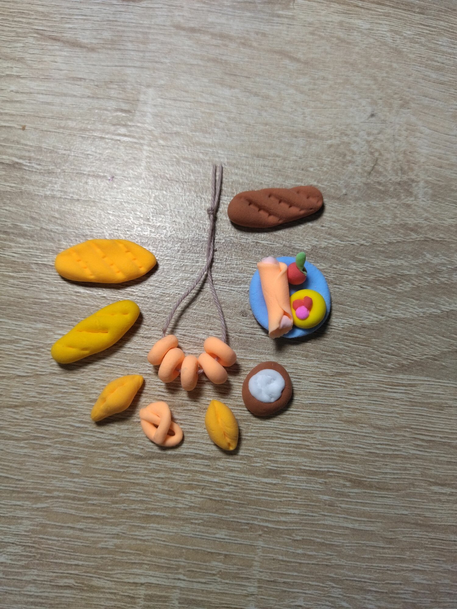 Набор миниатюр для ватной игрушки, 9 шт