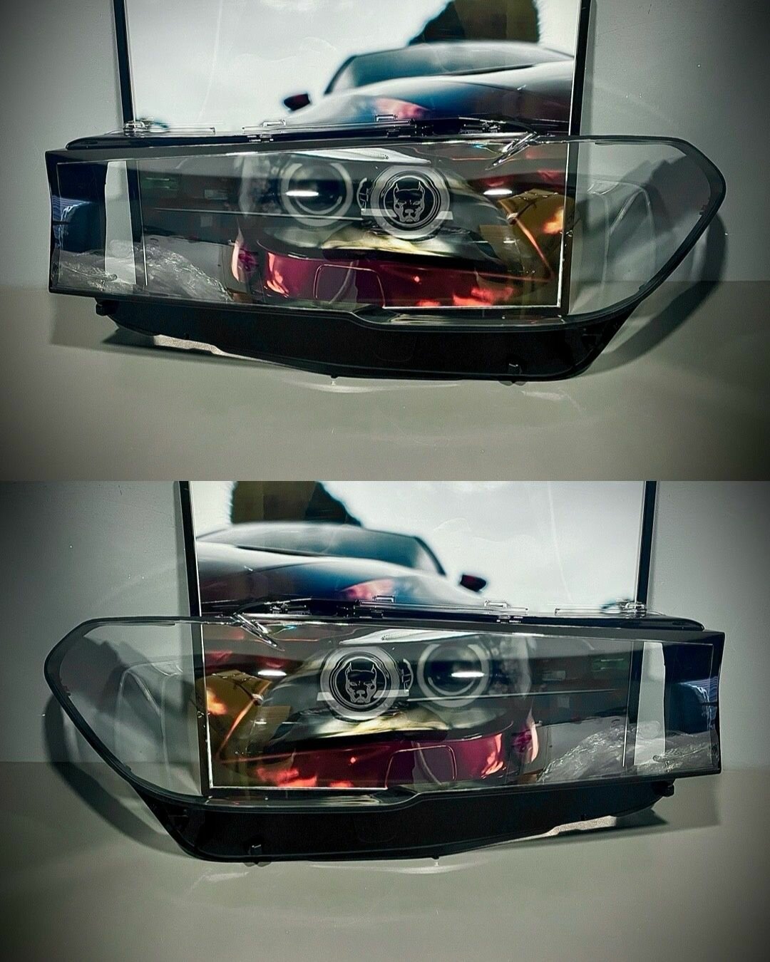 Стекло фары BMW 5 G30 G31 Рестайлинг 2020 - 2023 (комплект)