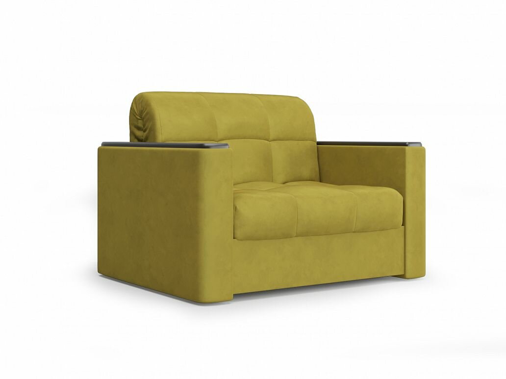 Meblevka Кресло-кровать аккордеон Неаполь велюр оливковый