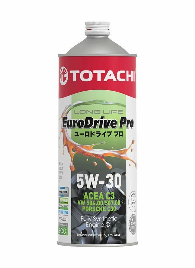 Моторное масло TOTACHI EURODRIVE PRO LL 5W-30 API SN 1л. (E7801)
