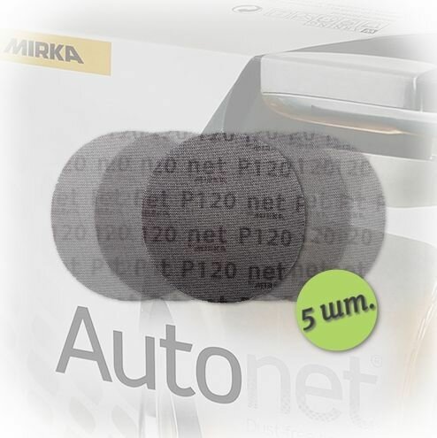 Mirka AutoneT набор шлифовальных кругов на сетчатой синт. основе Р120 (5шт)