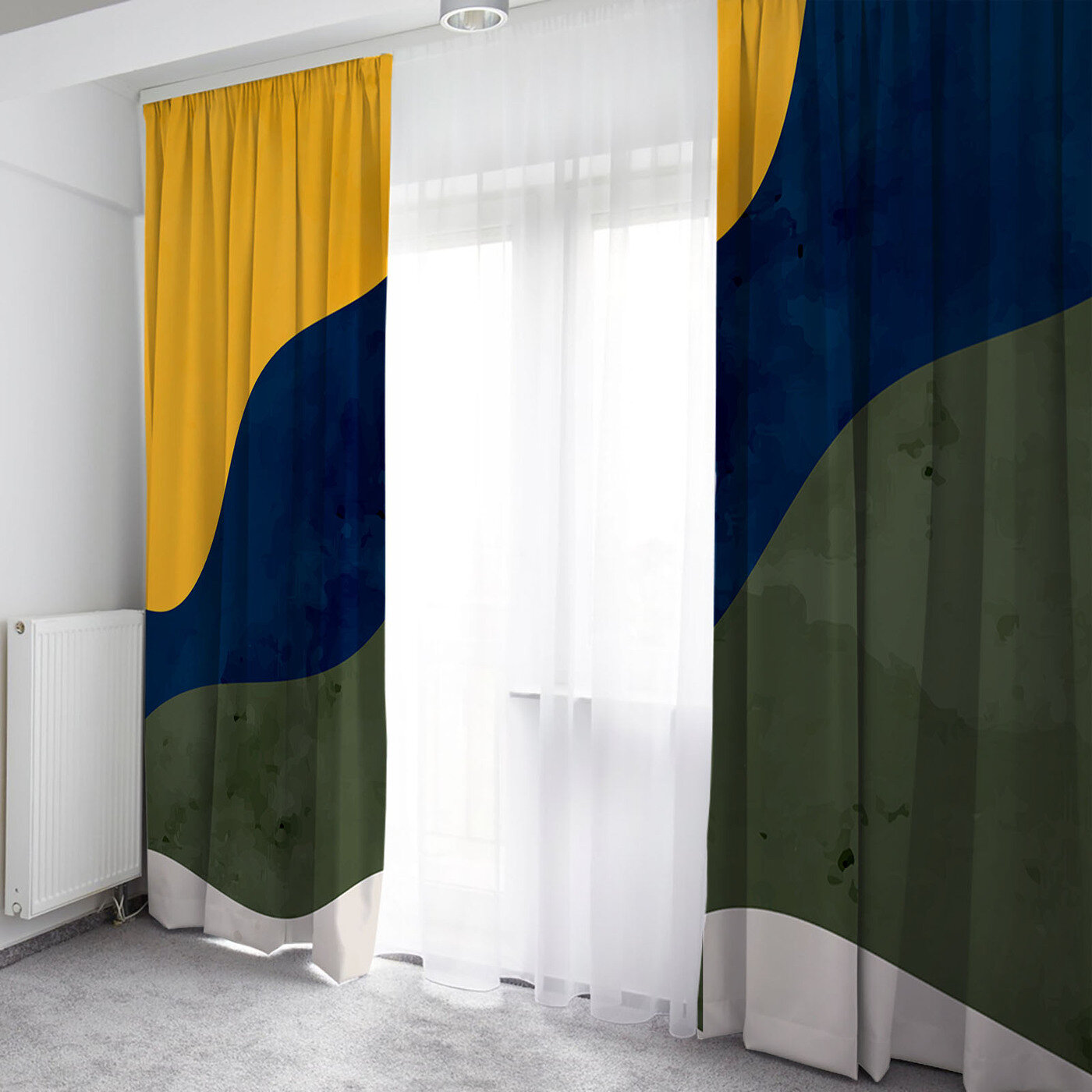Шторы (фотошторы) из габардина, 290х220 см, Good Room