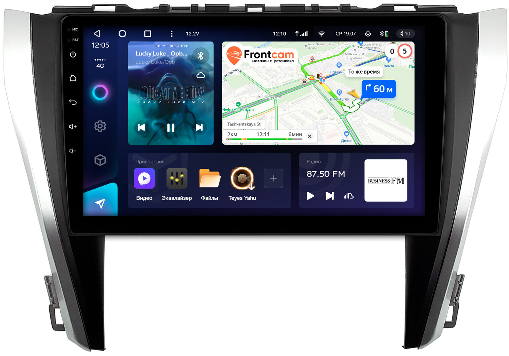 Штатная магнитола Teyes CC3L 4/64 10" RM-1027 Toyota Camry XV55 2014-2018 (авто с камерой, JBL) Android 10 (4G-SIM, DSP, IPS)