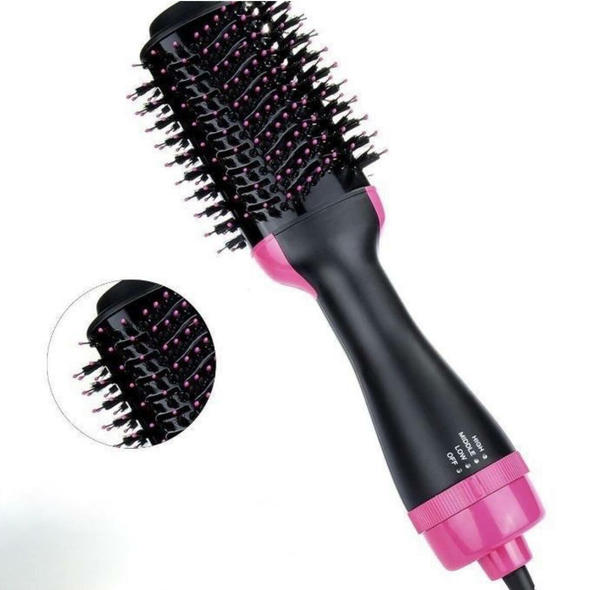 Фен для волос: фен щетка для волос. фен расческа для укладки волос. С ионизацией, 3 режима