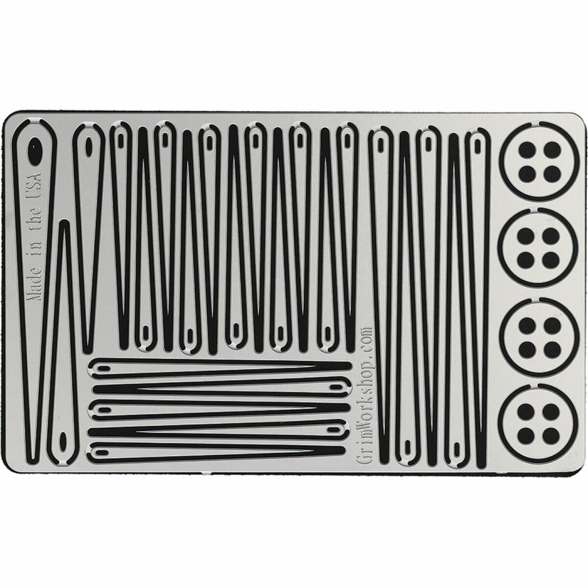 Карточка-мультитул для выживания Grim Workshop Sewing Kit Card