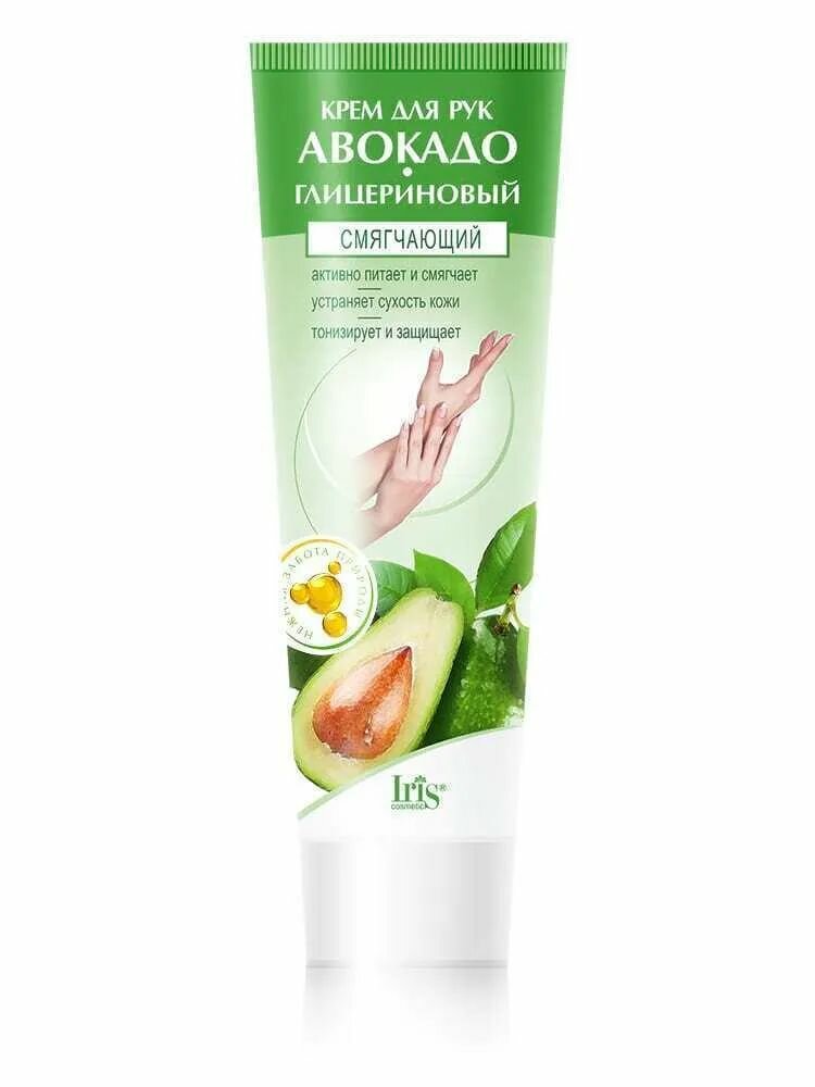 Iris cosmetic Крем для рук, Авокадо-глицериновый, Смягчающий, 100 мл