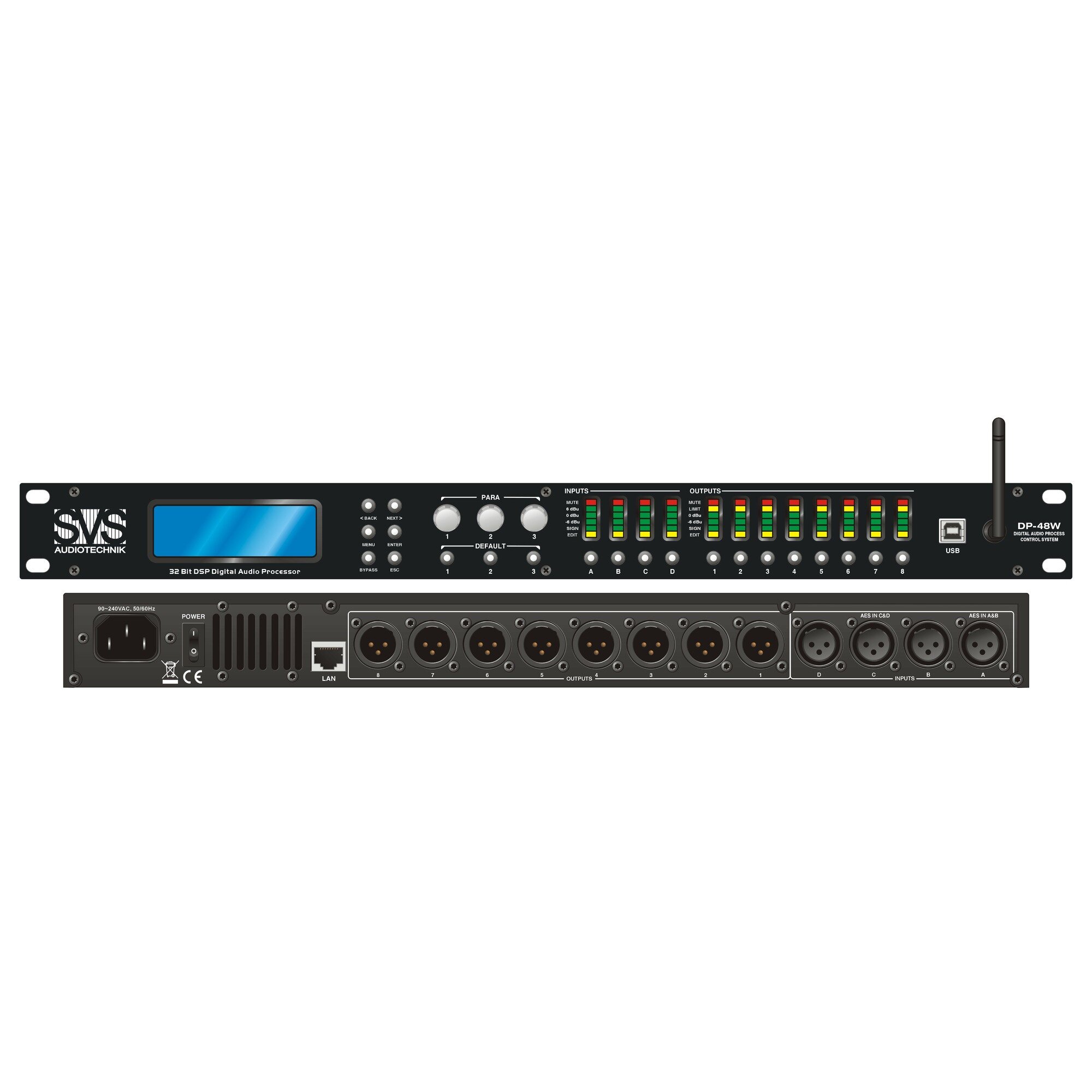 Контроллер/аудиопроцессор SVS Audiotechnik DP-48W