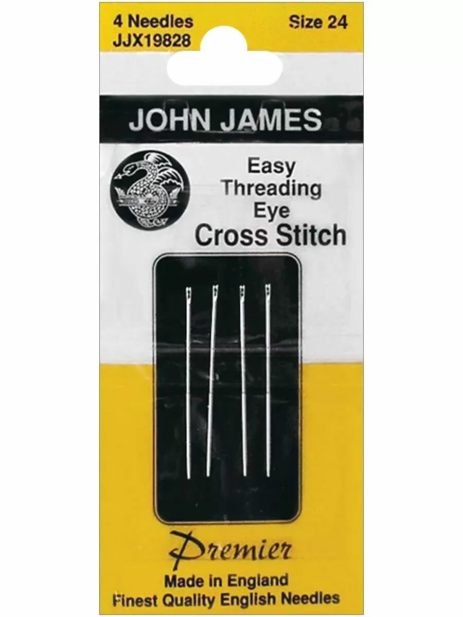 Иглы ручные легко вдеваемые № 28 (4 шт.) JJX19828