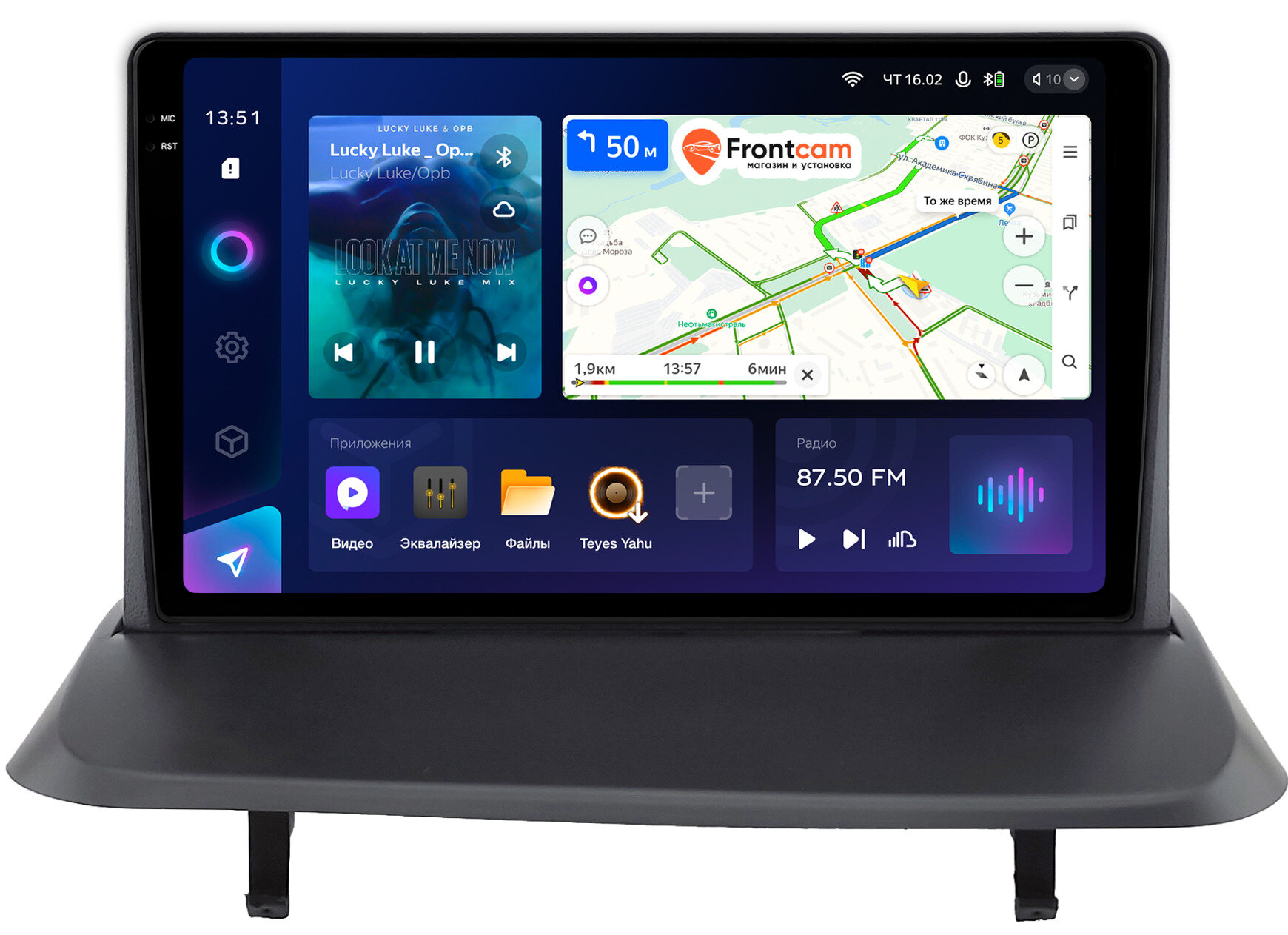 Штатная магнитола Peugeot 3008, 5008 2009-2016 (взамен монитора торпедо) Teyes CC3 2K 4/64 9.5" RM-9-0036 Android 10 (4G-SIM, DSP, QLed)