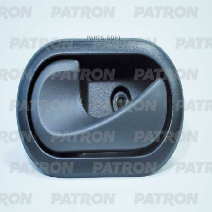 Ручка двери внутр передн=задн (лев) RENAULT Duster, Sandero 07-12 (хромчерн) PATRON арт. P20-1073L