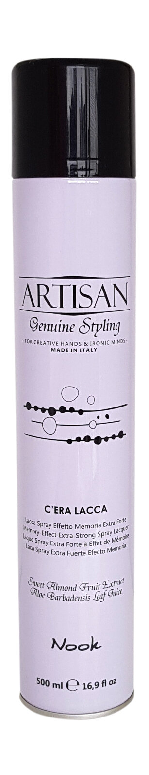 NOOK С'era Lacca. Extra strong Spray Lacquer Лак для волос экстра-сильной фиксации, 500 мл