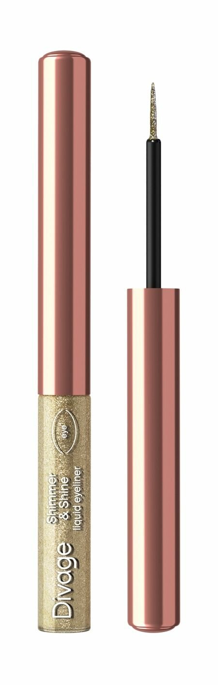 DIVAGE Подводка для глаз сияющая Shimmer&Shine, 3 мл, 04