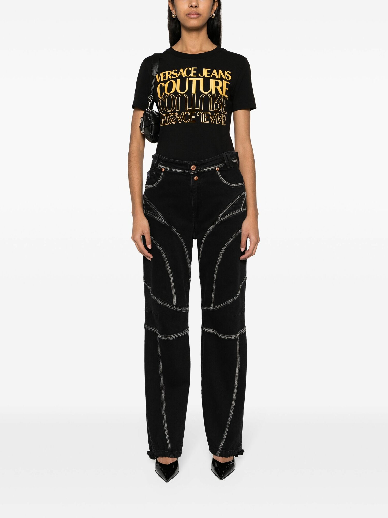 Футболка Versace Jeans Couture Upside Down, размер 36 — фото 1