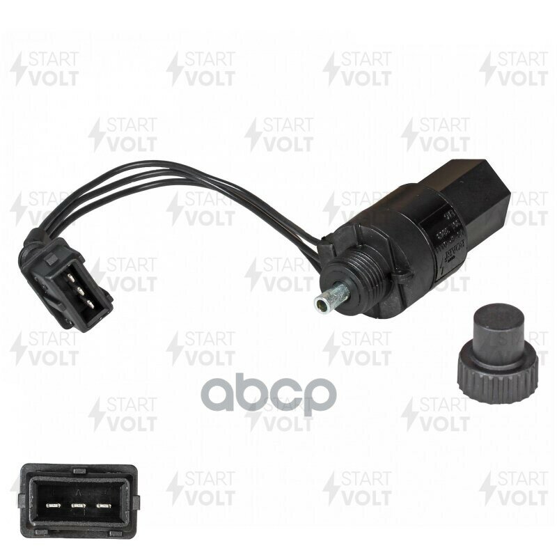 Датчик скорости для ВАЗ 2110 6 импульсный с проводом плоский разъем STARTVOLT арт. VSSP0111 - высокое качество