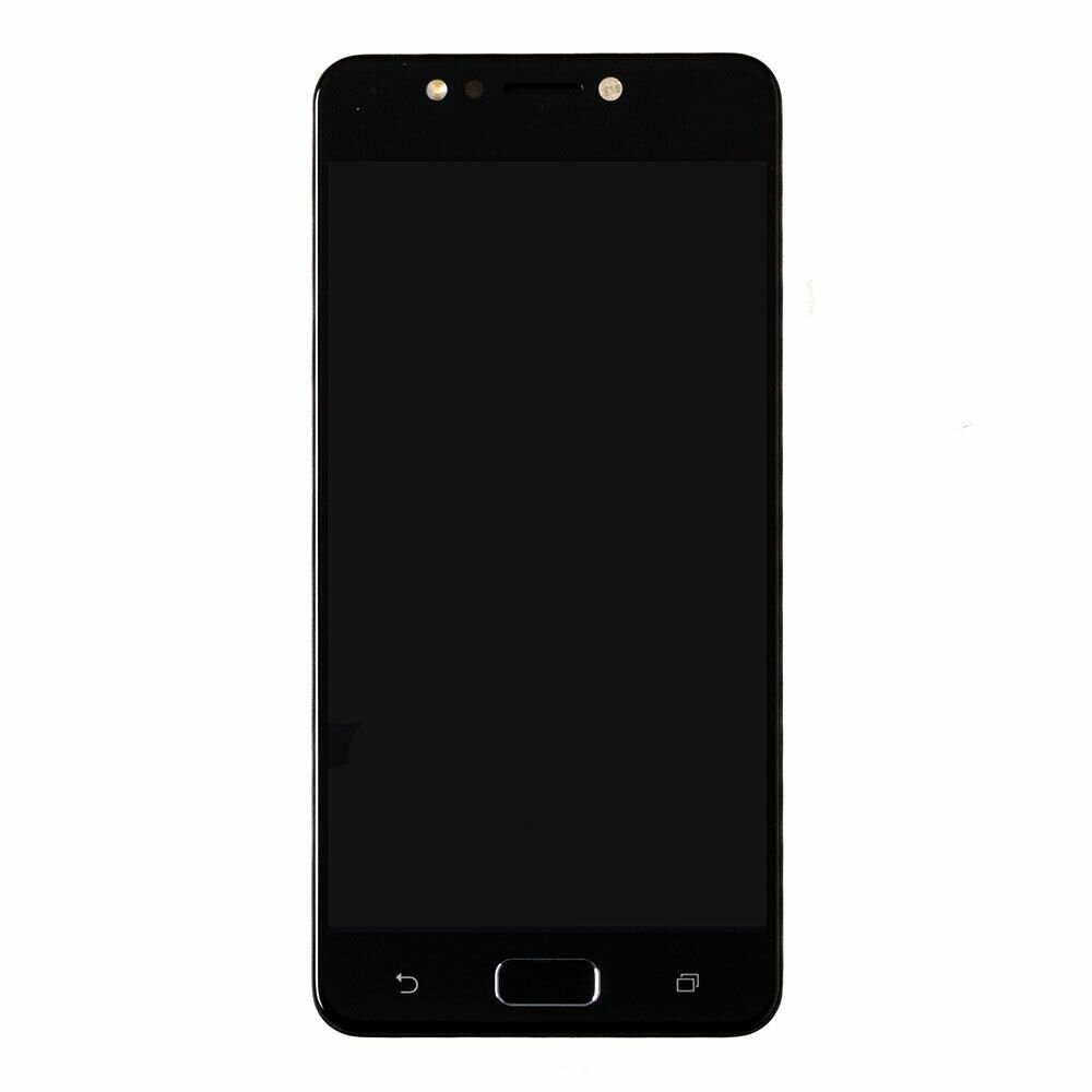 LCD дисплей для Asus ZenFone 4 Max (ZC520KL) в сборе с тачскрином в рамке, (черный)