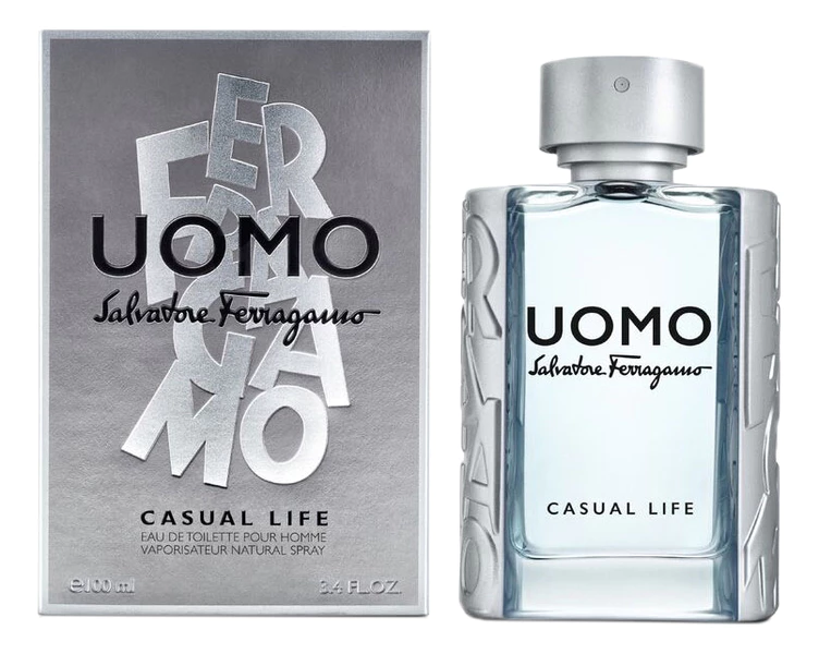 Salvatore Ferragamo мужская туалетная вода Uomo Casual Life, Италия, 100 мл