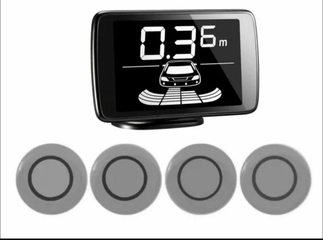 ParkMaster 23U-4-A White Комплект Парктроника 4 датчика